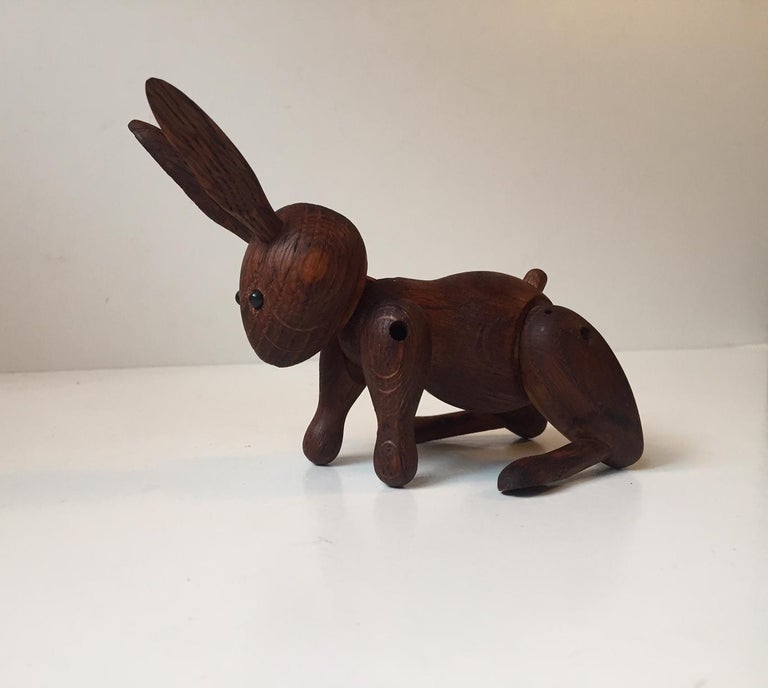 Vintage Articulated Rabbit by Kay Bojesen, Denmark, 1960s at 1stDibs