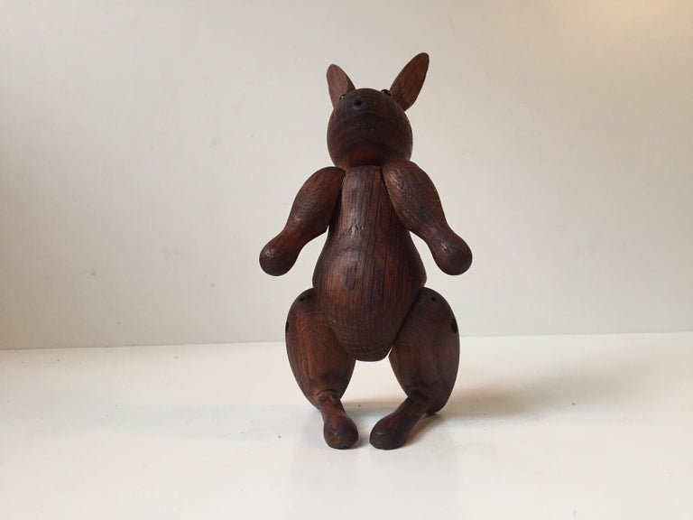Vintage Articulated Rabbit by Kay Bojesen, Denmark, 1960s at 1stDibs