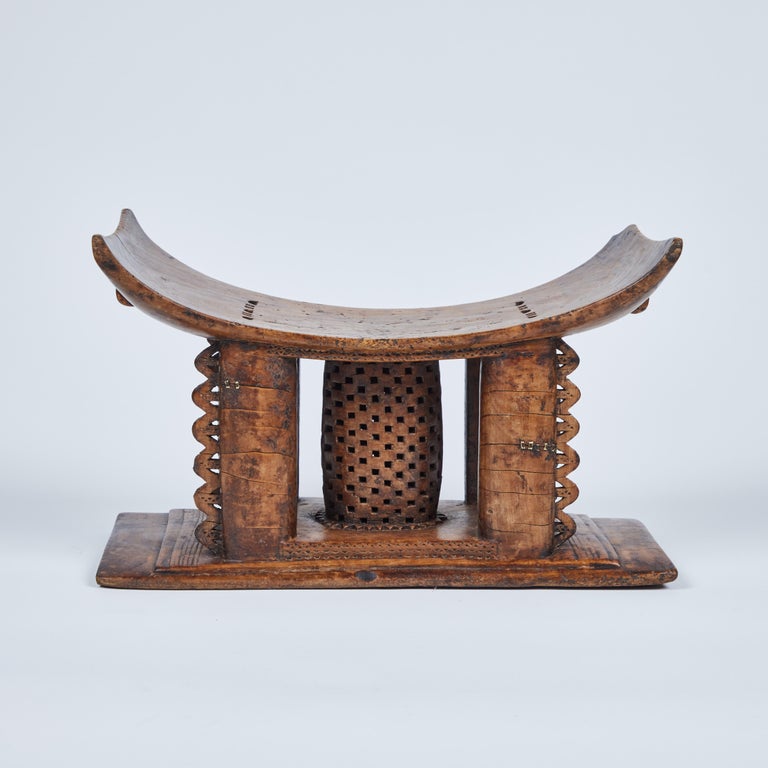 Vintage Ashanti Stool from Ghana at 1stDibs