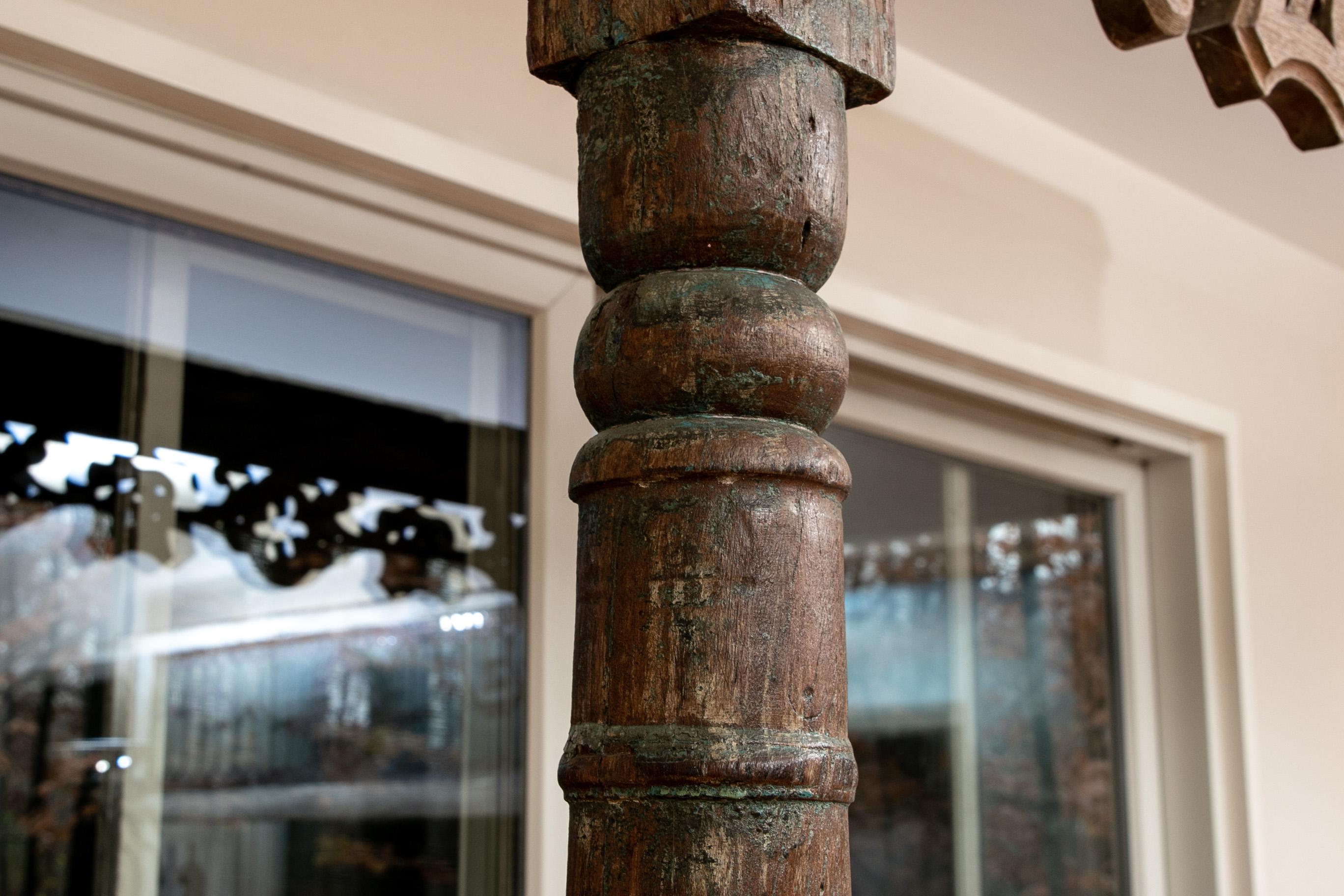 Vintage Asian Carved Bar or Counter with Inset Iron Panels at 1stDibs ...