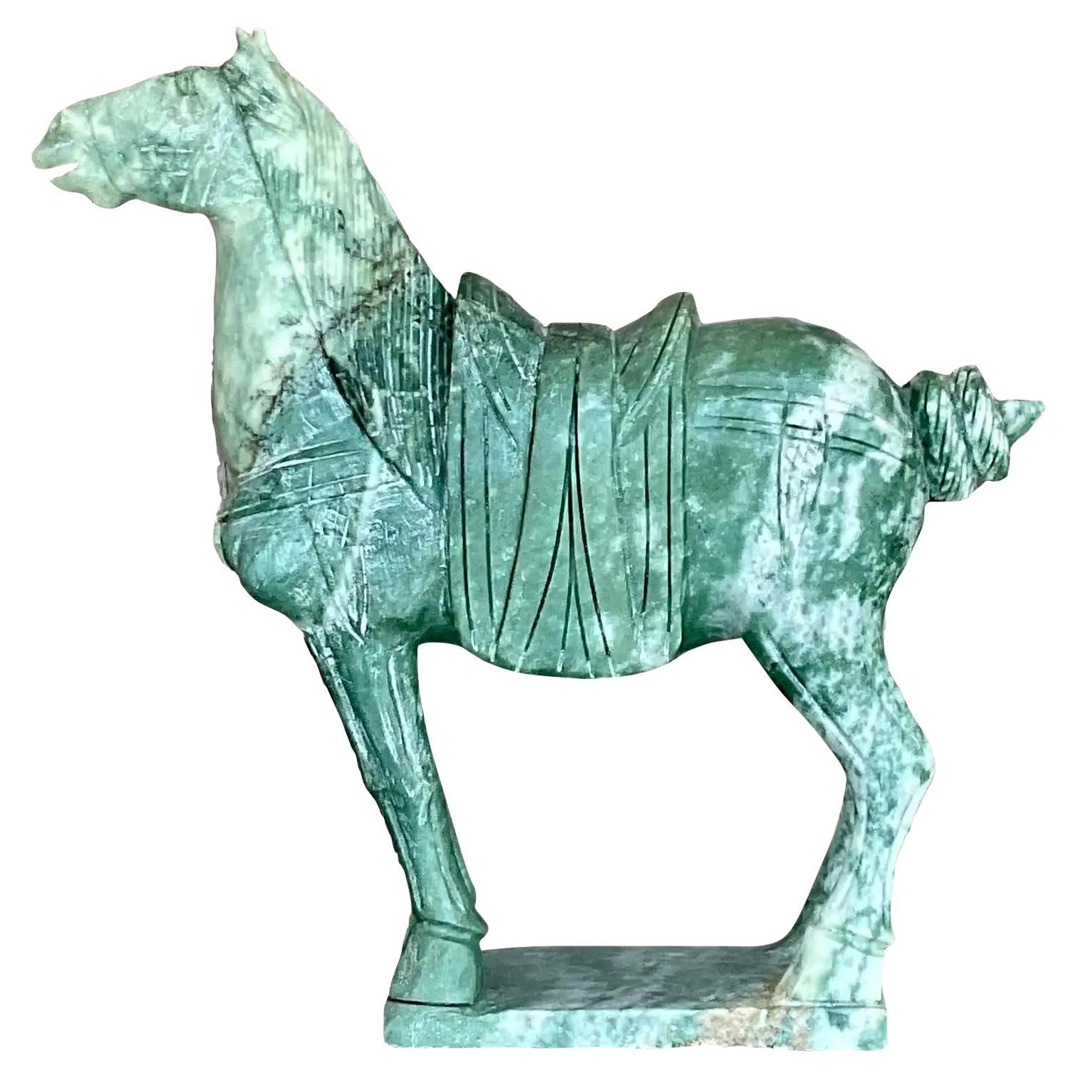 Vintage French Horse Sculpture For Sale at 1stDibs