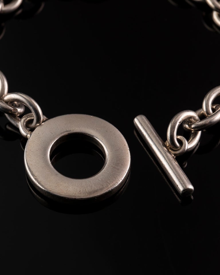 Vintage Asprey Silver Bracelet For Sale at 1stDibs