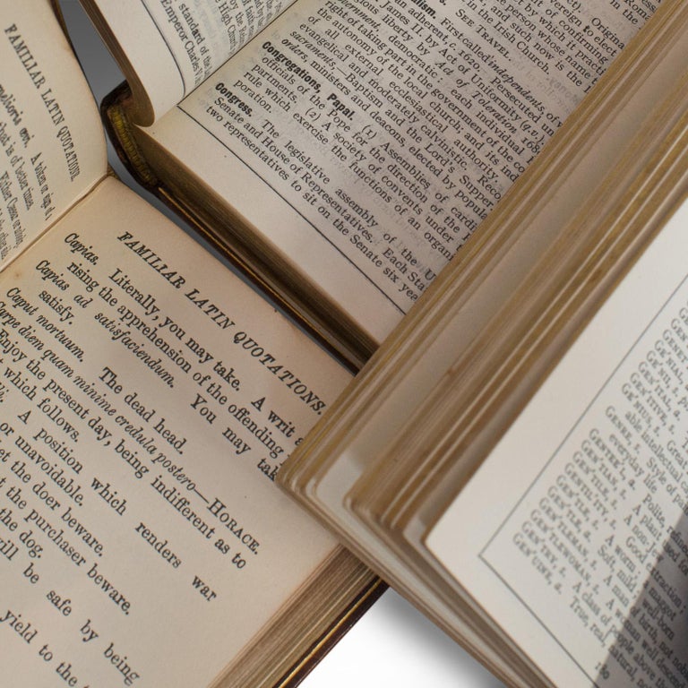 Vintage Asprey's Reference Library, English, Leather, Compendium, 8 ...