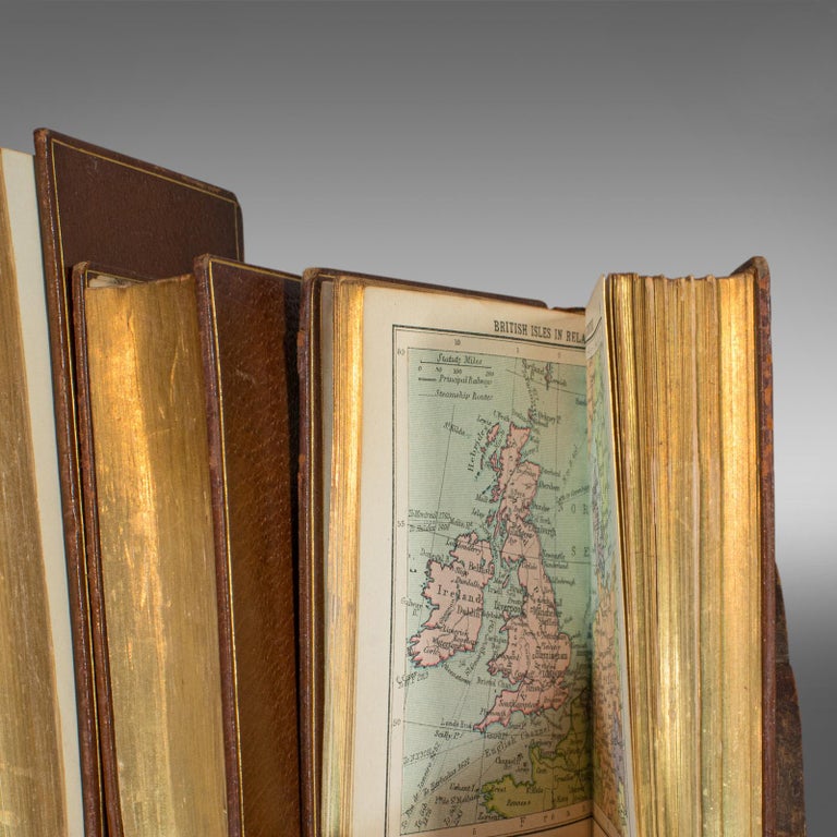 Vintage Asprey's Reference Library, English, Leather, Compendium, 8 ...