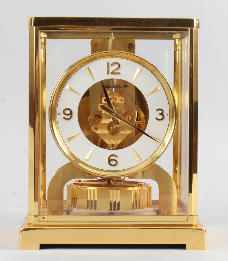 Vintage Atmos Jaeger LeCoultre Mantle Clock, 20th Century at 1stDibs