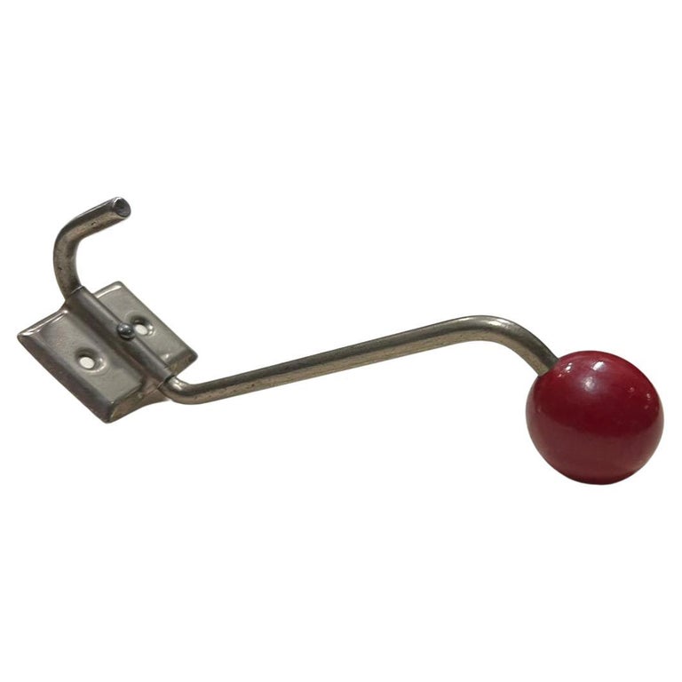 Vintage Atomic Wall Hooks Set with 6 Pieces For Sale at 1stDibs