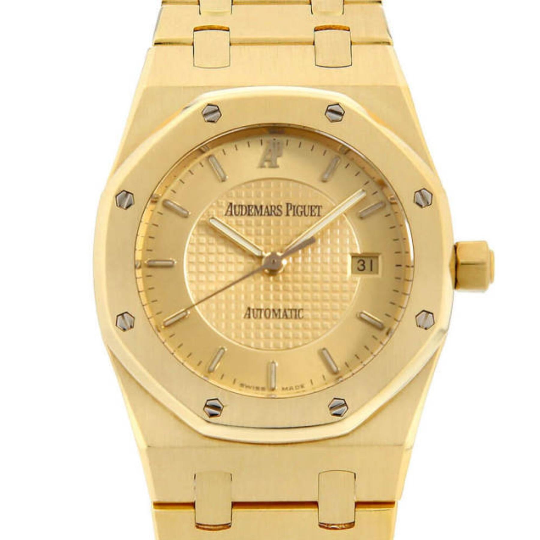 Vintage Audemars Piguet Royal Oak 15050BA Gold Men's Watch - Gently ...