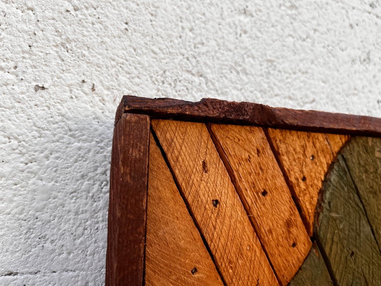 Vintage Austin Prods Theodore Degroot Lath Folk Wall Art Signed by the ...