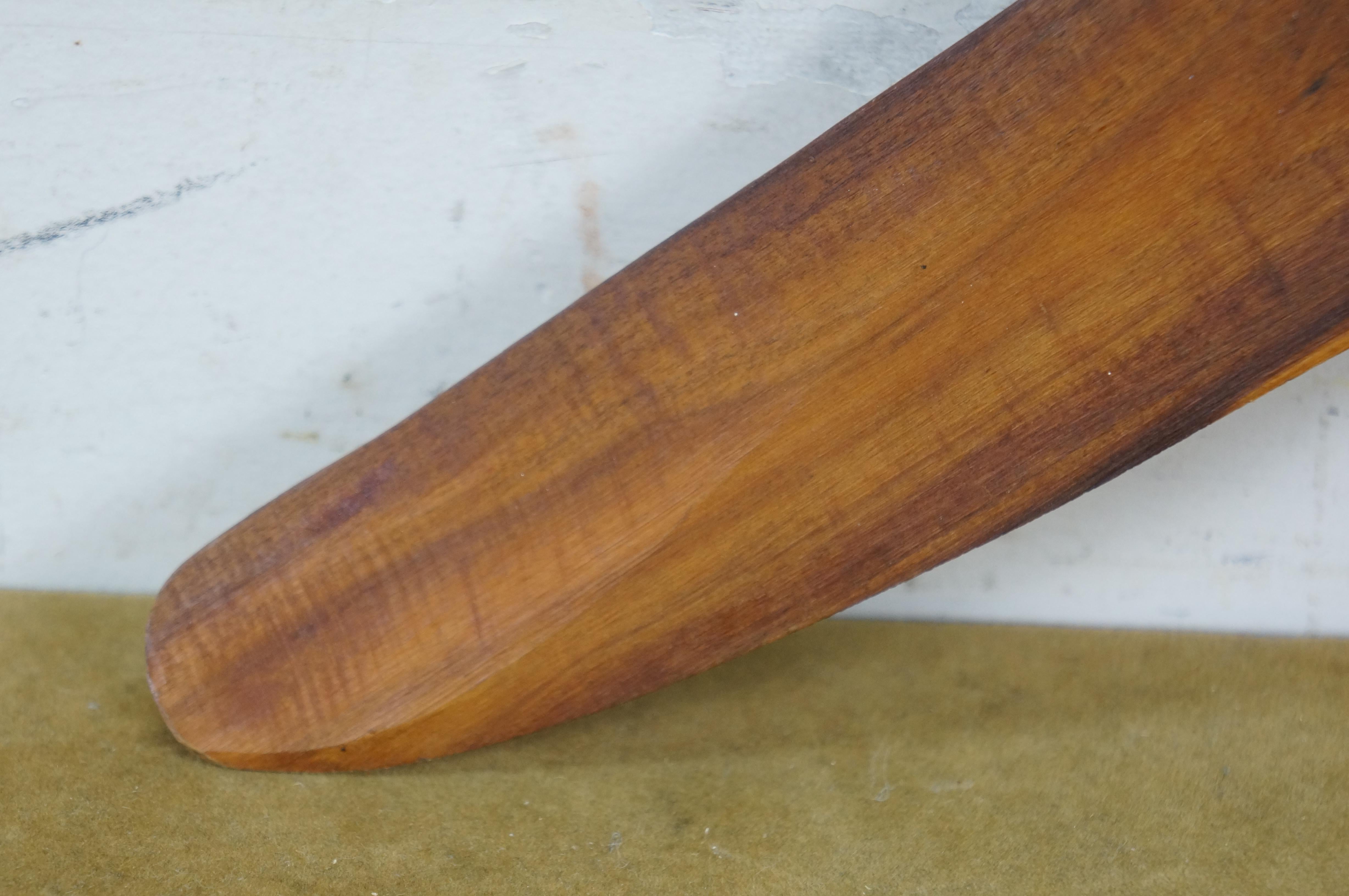 Vintage Australian Aboriginal Mulga Wood Carved Boomerang Throwing ...