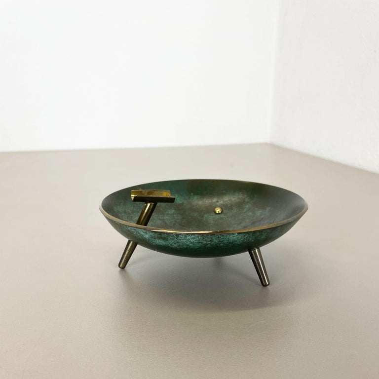 Vintage Austrian Auböck Style Tripod brass Ashtray Hagenauer Era ...