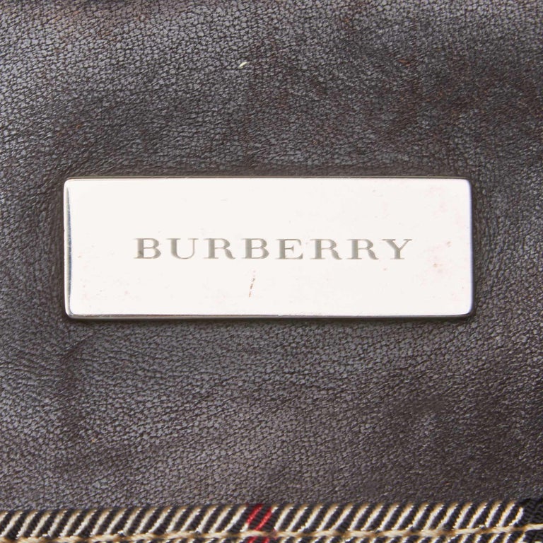 Vintage Authentic Burberry Brown House Check Handbag United Kingdom ...