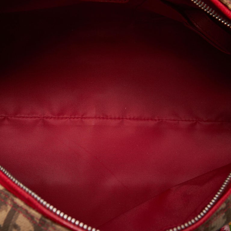 Vintage Authentic Dior Brown Dior Oblique Rasta Handbag ITALY w LARGE ...