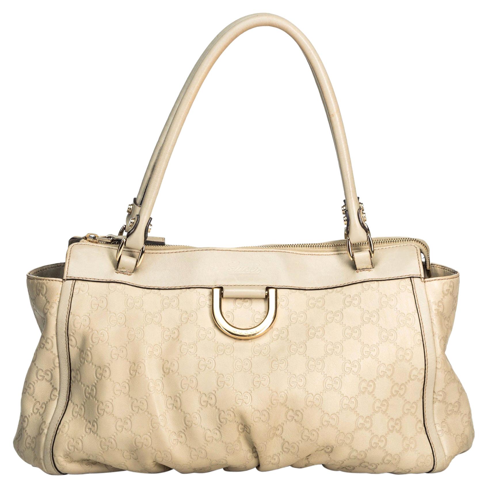 Vintage Authentic Gucci Leather Guccissima Abbey Shoulder Bag Italy ...