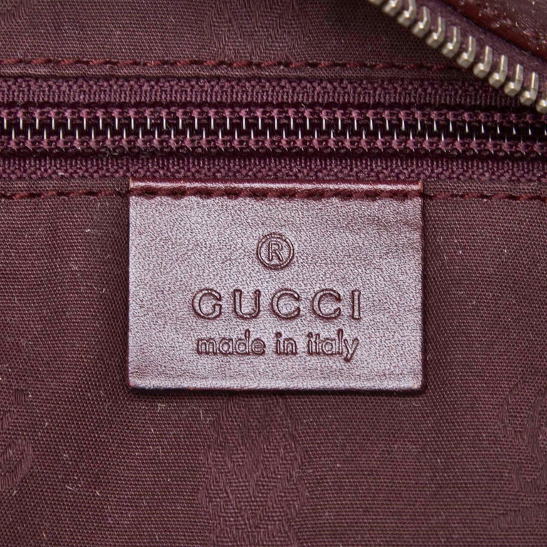 Vintage Authentic Gucci Red PVC Plastic GG Imprime Tote Bag Italy LARGE ...