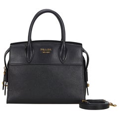 Prada Canapa Convertible Tote Denim Mini at 1stdibs