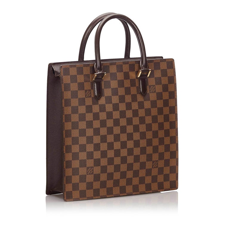 Vintage Authentic Louis Vuitton Brown Ebene Venice Sac Plat France ...