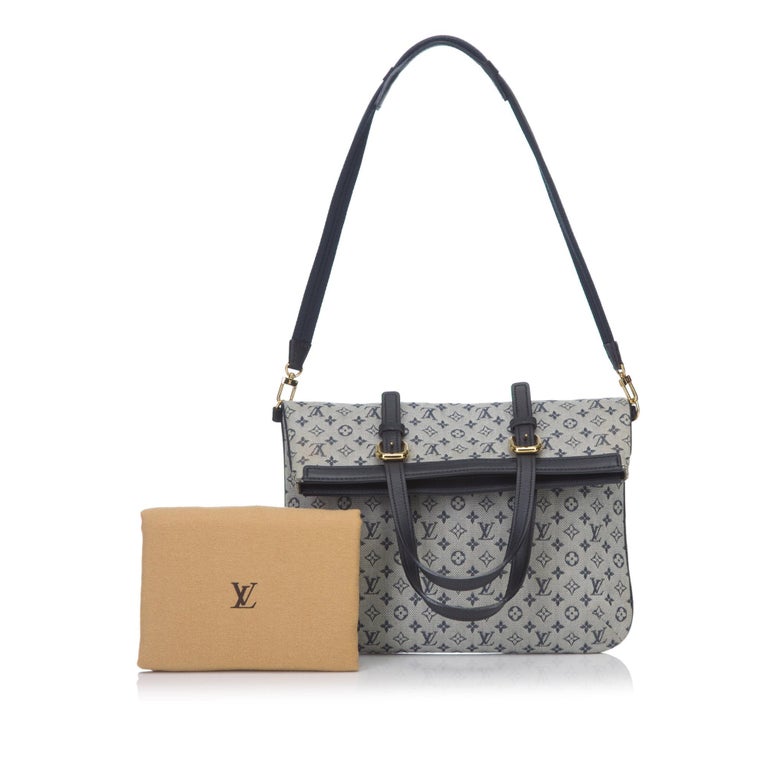 Vintage Authentic Louis Vuitton Monogram Mini Lin Francoise Handbag w ...