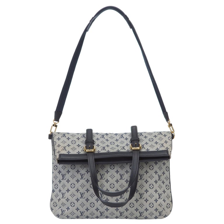 Vintage Authentic Louis Vuitton Monogram Mini Lin Francoise Handbag w ...