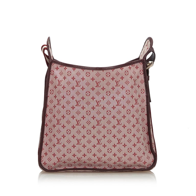 Vintage Authentic Louis Vuitton Pink Monogram Mini Lin Mary Kate France ...