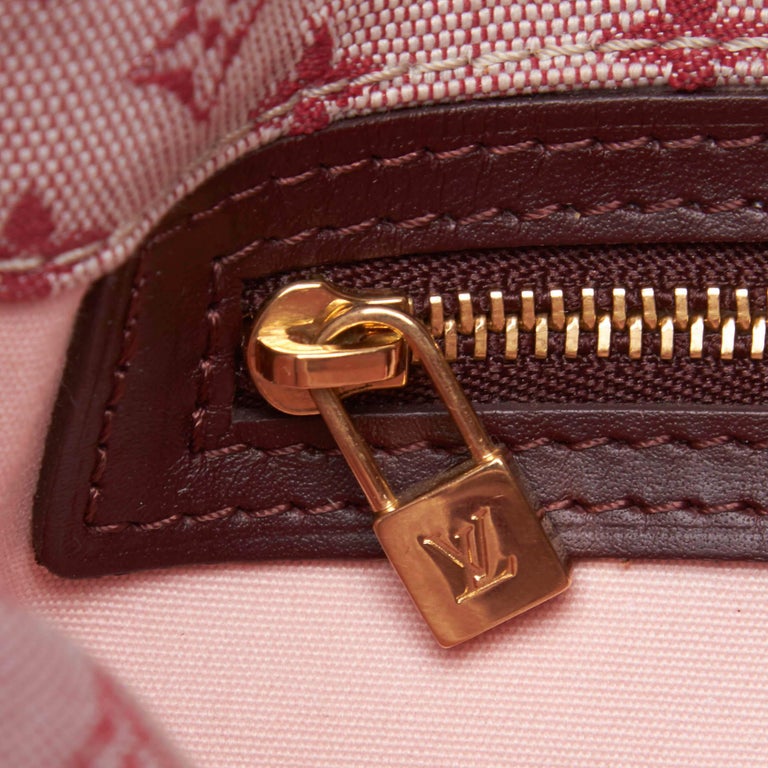 Vintage Authentic Louis Vuitton Pink Monogram Mini Lin Mary Kate France ...