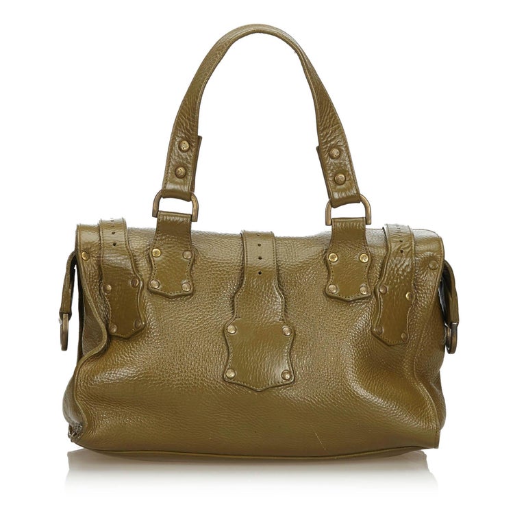 Vintage Authentic Mulberry Leather Roxanne Handbag w Dust Bag MEDIUM ...