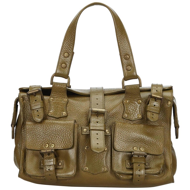 Vintage Authentic Mulberry Leather Roxanne Handbag w Dust Bag MEDIUM ...
