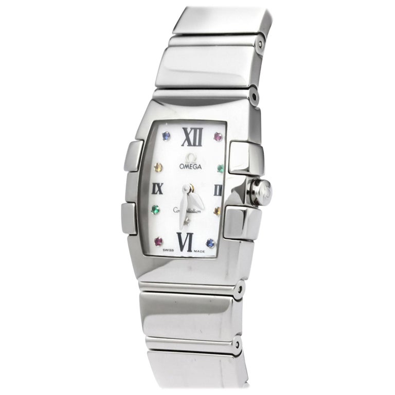 Vintage Authentic Omega Constellation Mini Quadrella Quartz Watch 1584 ...