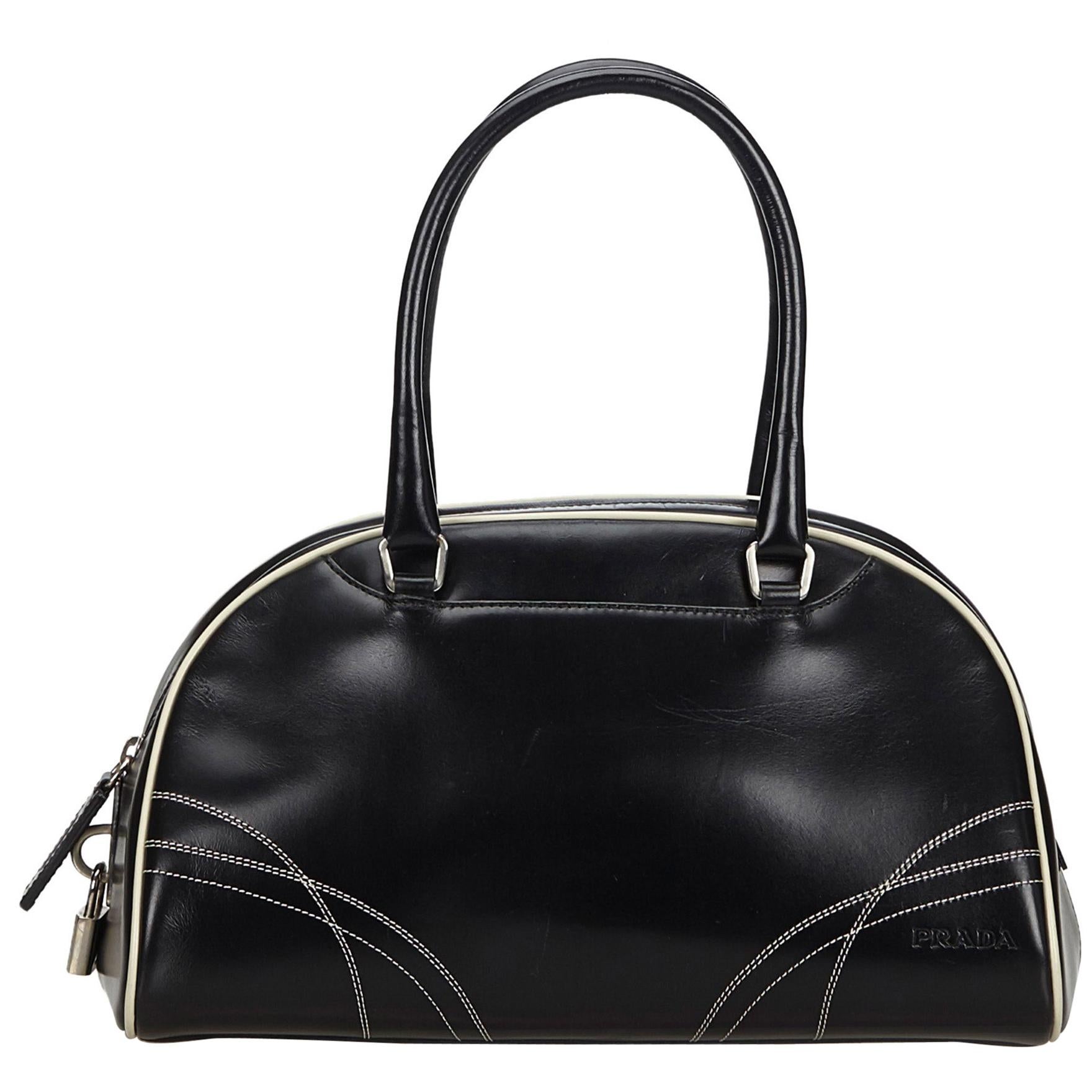 Prada Leather Bags - 1077 For Sale on 1stdibs