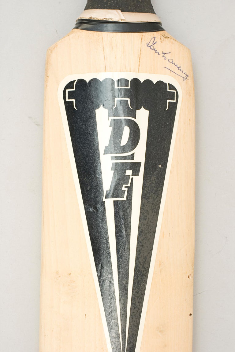 Vintage Autographed Duncan Fearnley Cricket Bat, England V Pakistan ...
