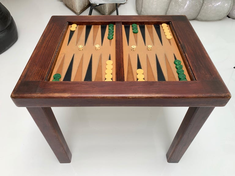 Vintage Backgammon Table at 1stDibs