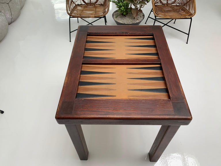 Vintage Backgammon Table at 1stDibs