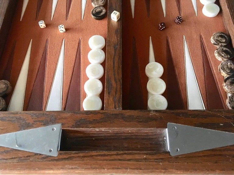 Vintage Backgammon Table at 1stDibs