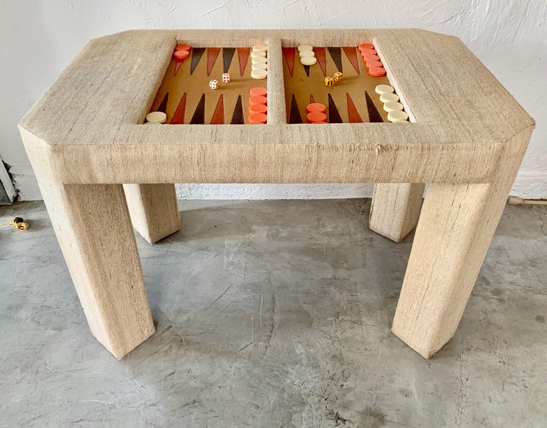 Vintage Backgammon Table at 1stDibs