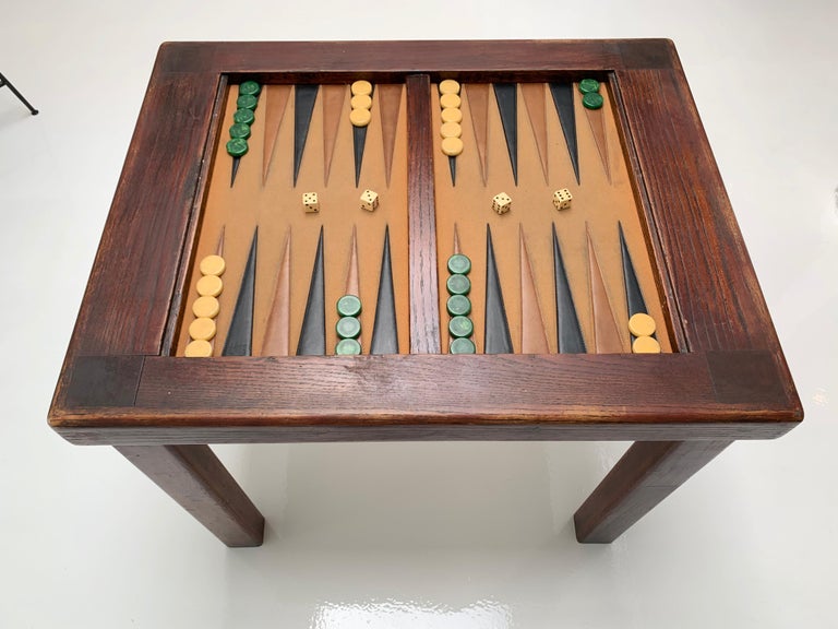 Vintage Backgammon Table at 1stDibs