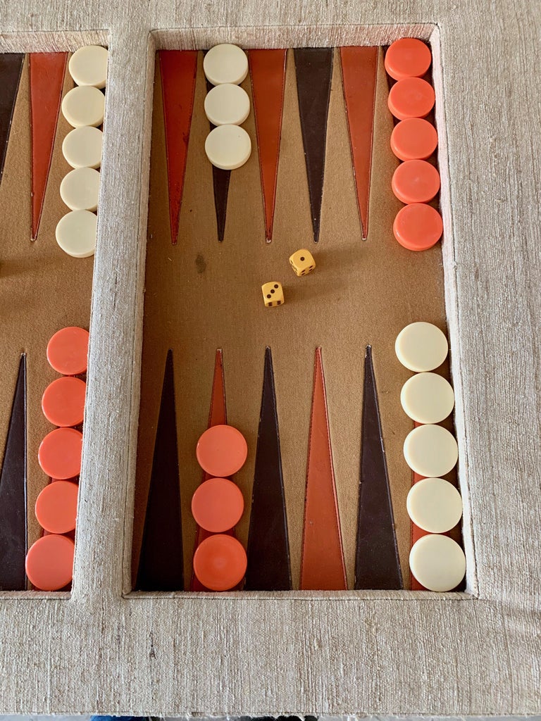 Vintage Backgammon Table at 1stDibs