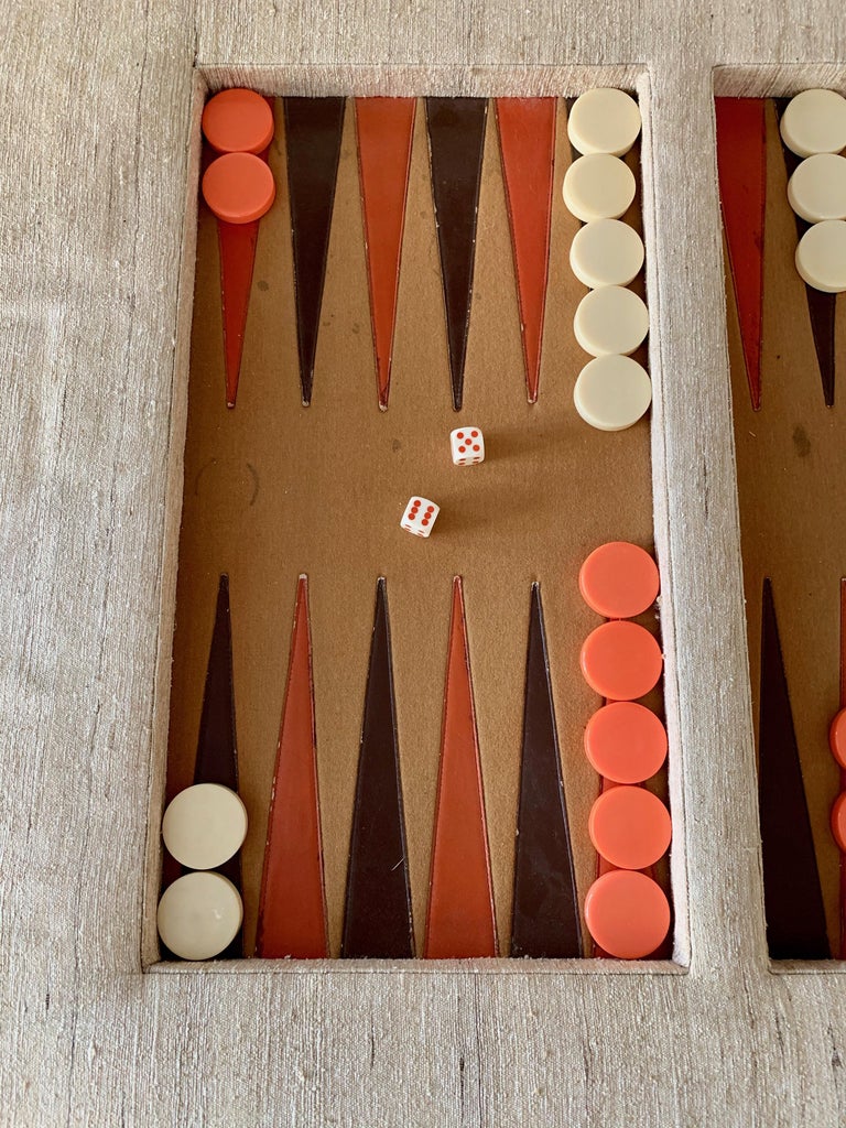 Vintage Backgammon Table at 1stDibs