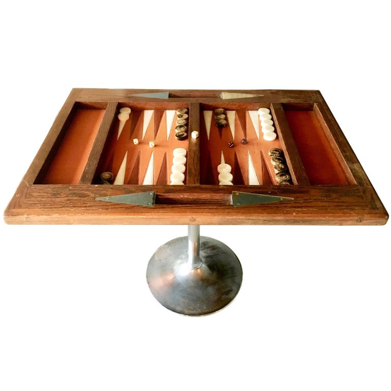 Vintage Backgammon Table at 1stDibs