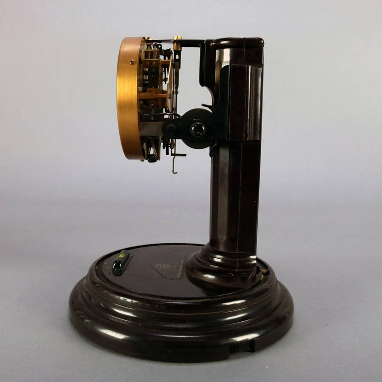 Bakelite Battery Operated Impulse Dome Clock by Poole Ithaca, NY, 20th ...