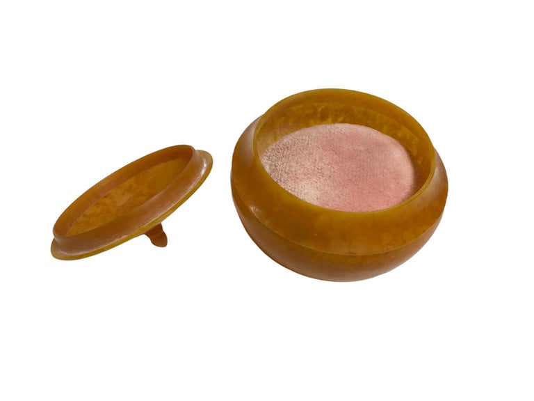 Vintage Bakelite Vanity Set W/ Tray, Brushes, Powder Box, and Shoehorn ...