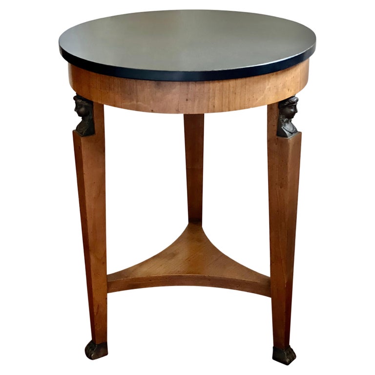 Vintage Baker French Empire Side Table For Sale at 1stDibs