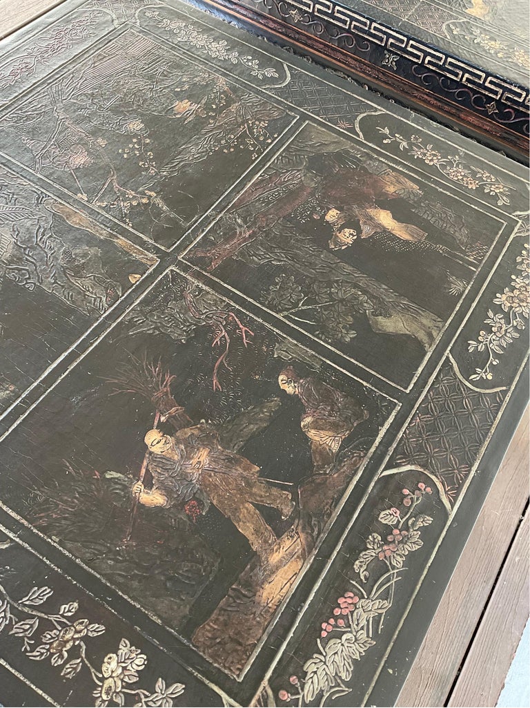 Vintage Baker Furniture Company Chinoiserie Side Tables, a Pair For ...