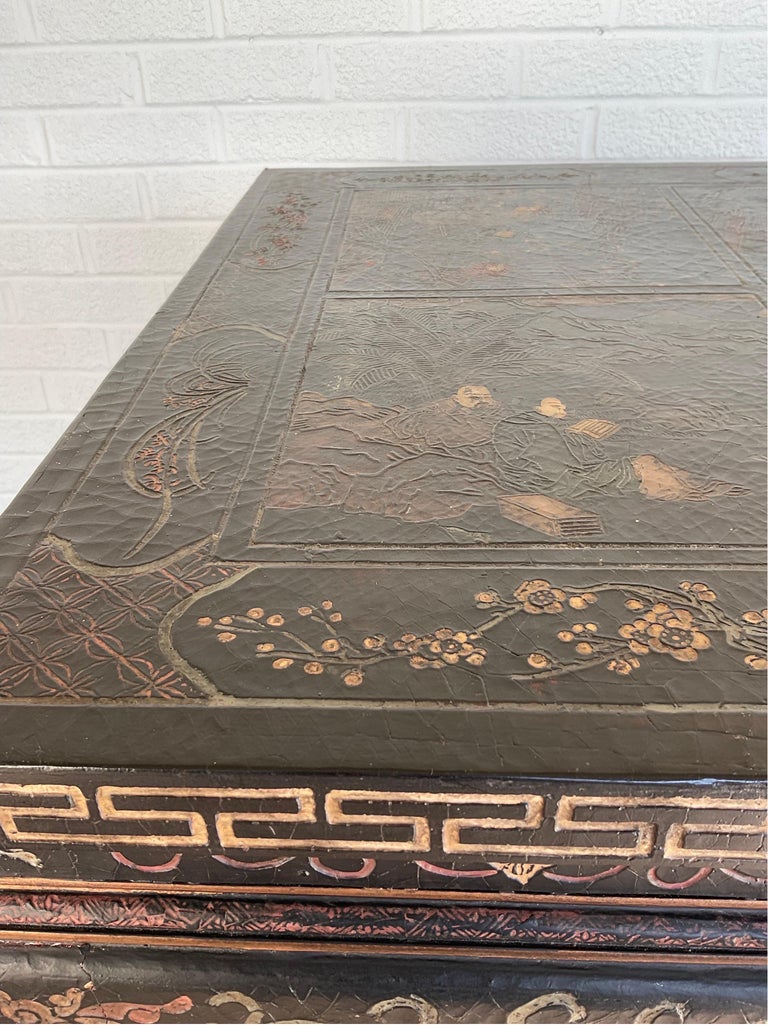 Vintage Baker Furniture Company Chinoiserie Side Tables, a Pair For ...