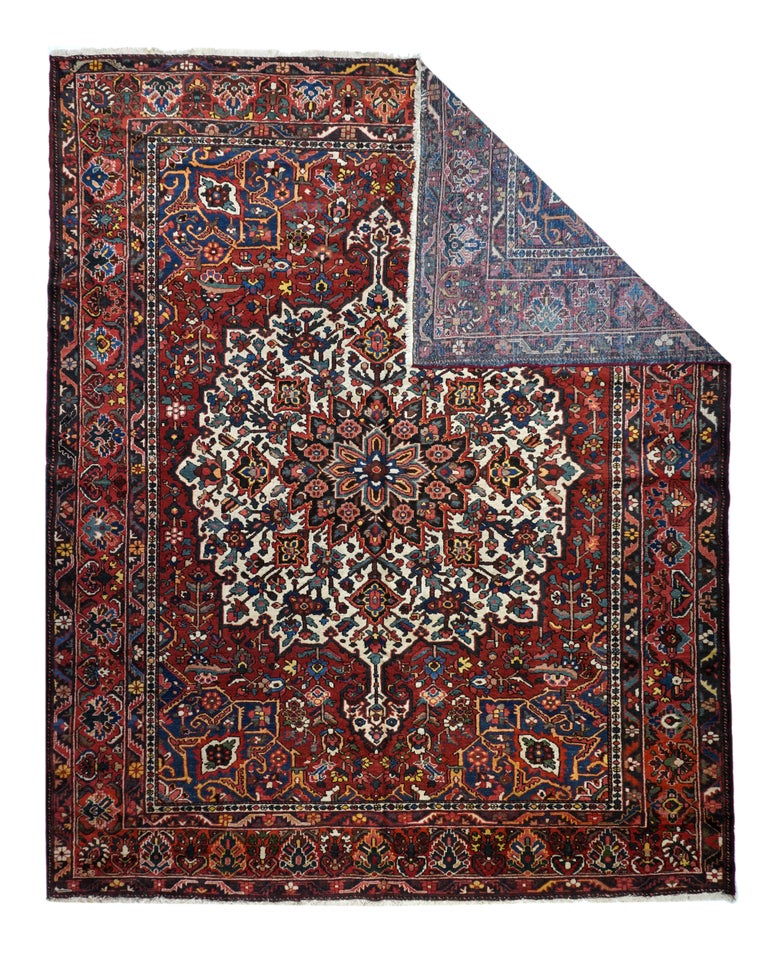 Vintage Bakhtiari Rug For Sale at 1stDibs