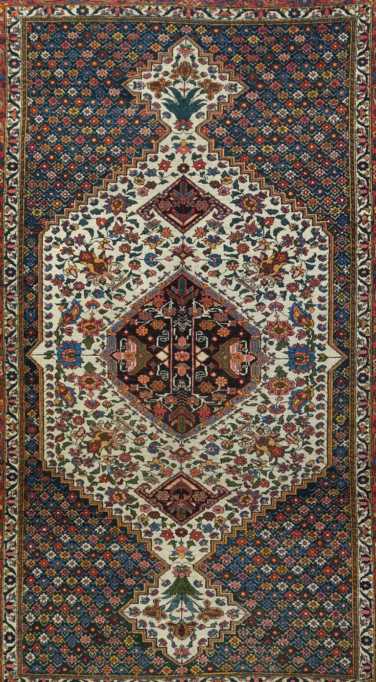 Vintage Bakhtiari Rug For Sale at 1stDibs