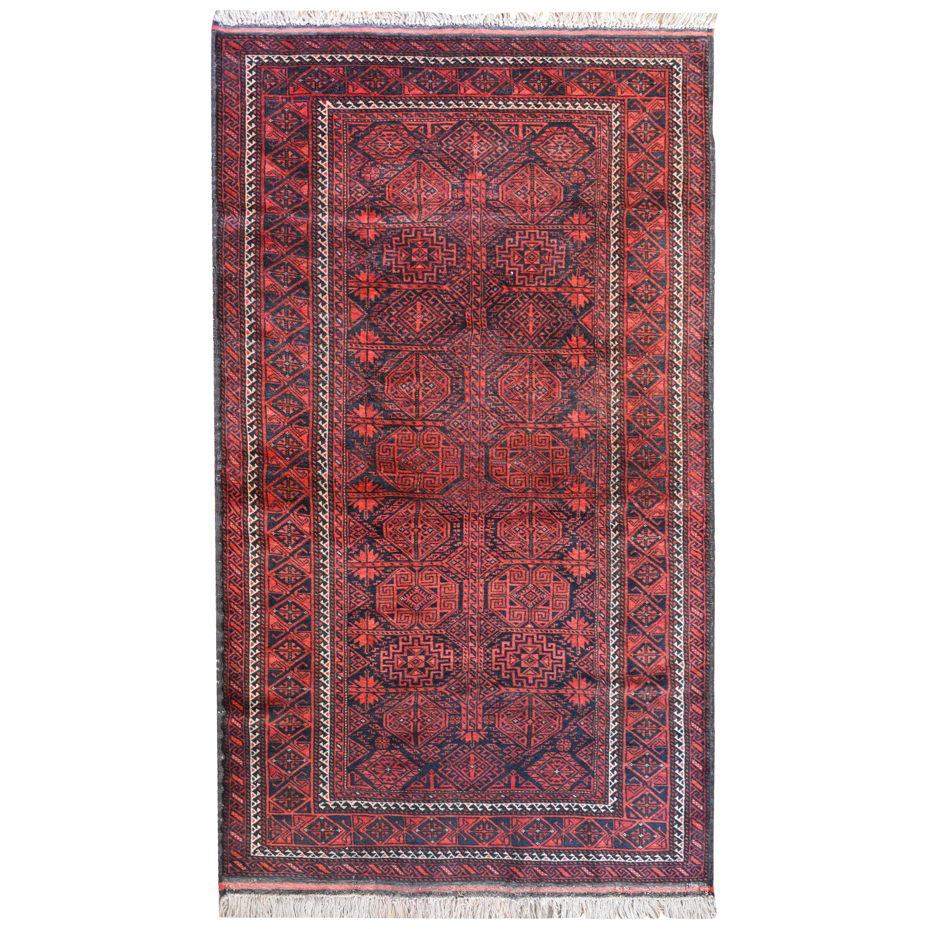 Antique Persian Arab Baluch Tree of Life Rug, Tribal Style Entry or ...