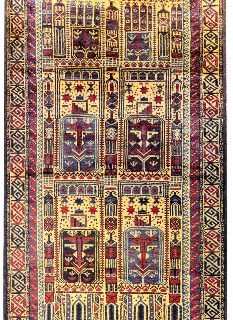 Vintage Baluchi Prayer Rug For Sale at 1stDibs