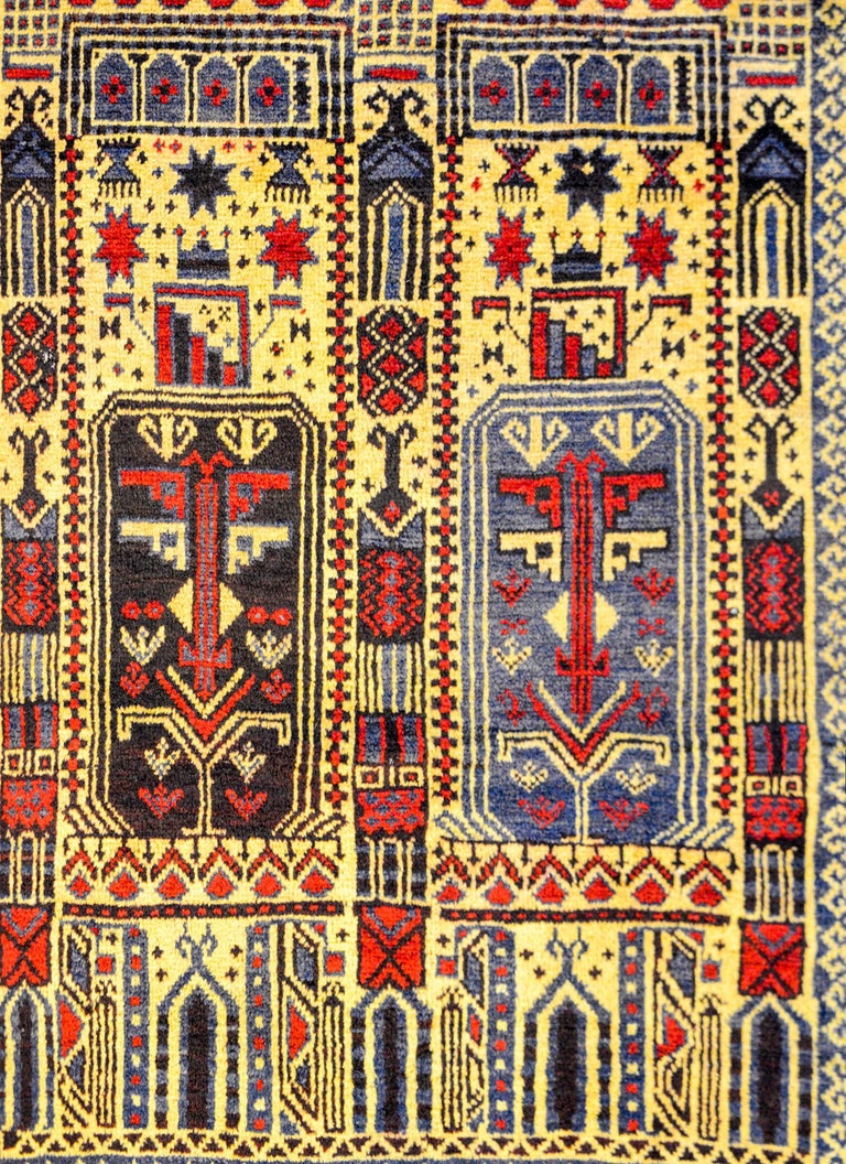 Vintage Baluchi Prayer Rug For Sale at 1stDibs