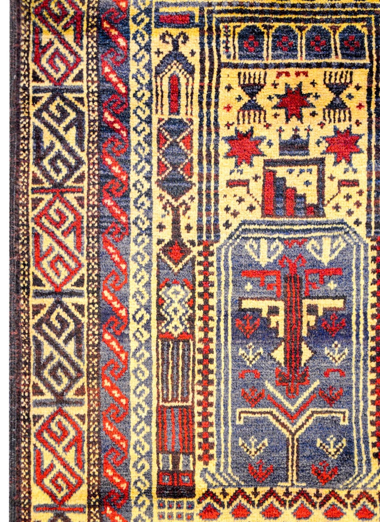 Vintage Baluchi Prayer Rug For Sale at 1stDibs