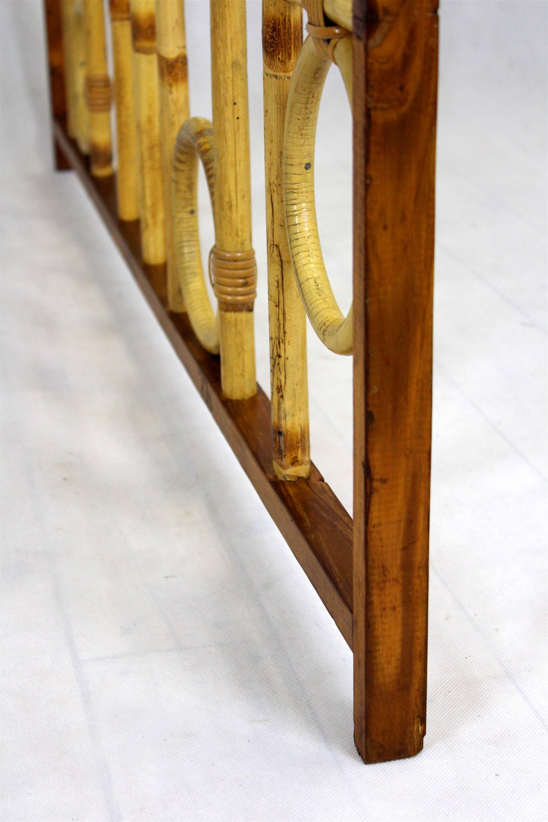 Vintage Bamboo and Rattan Room Divider, 1970s For Sale at 1stDibs