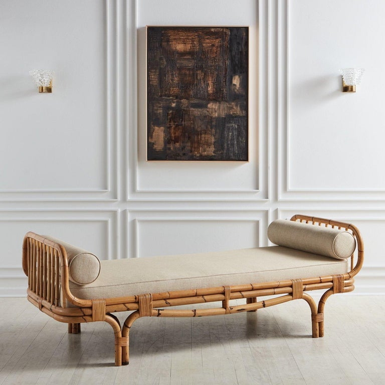 Vintage Bamboo Daybed, Italy 1970s at 1stDibs
